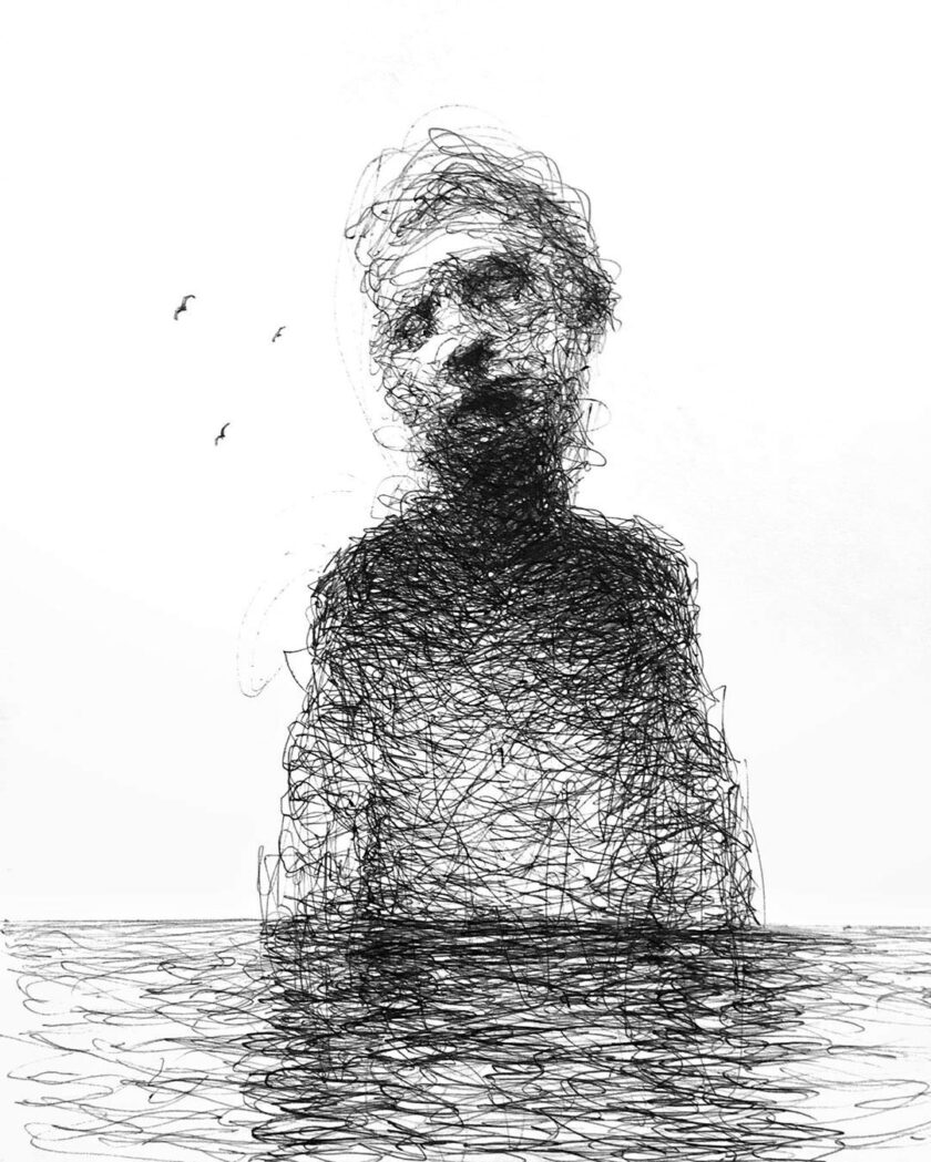 Scarabocchi d'autore, i ritratti a penna di Adam Riches